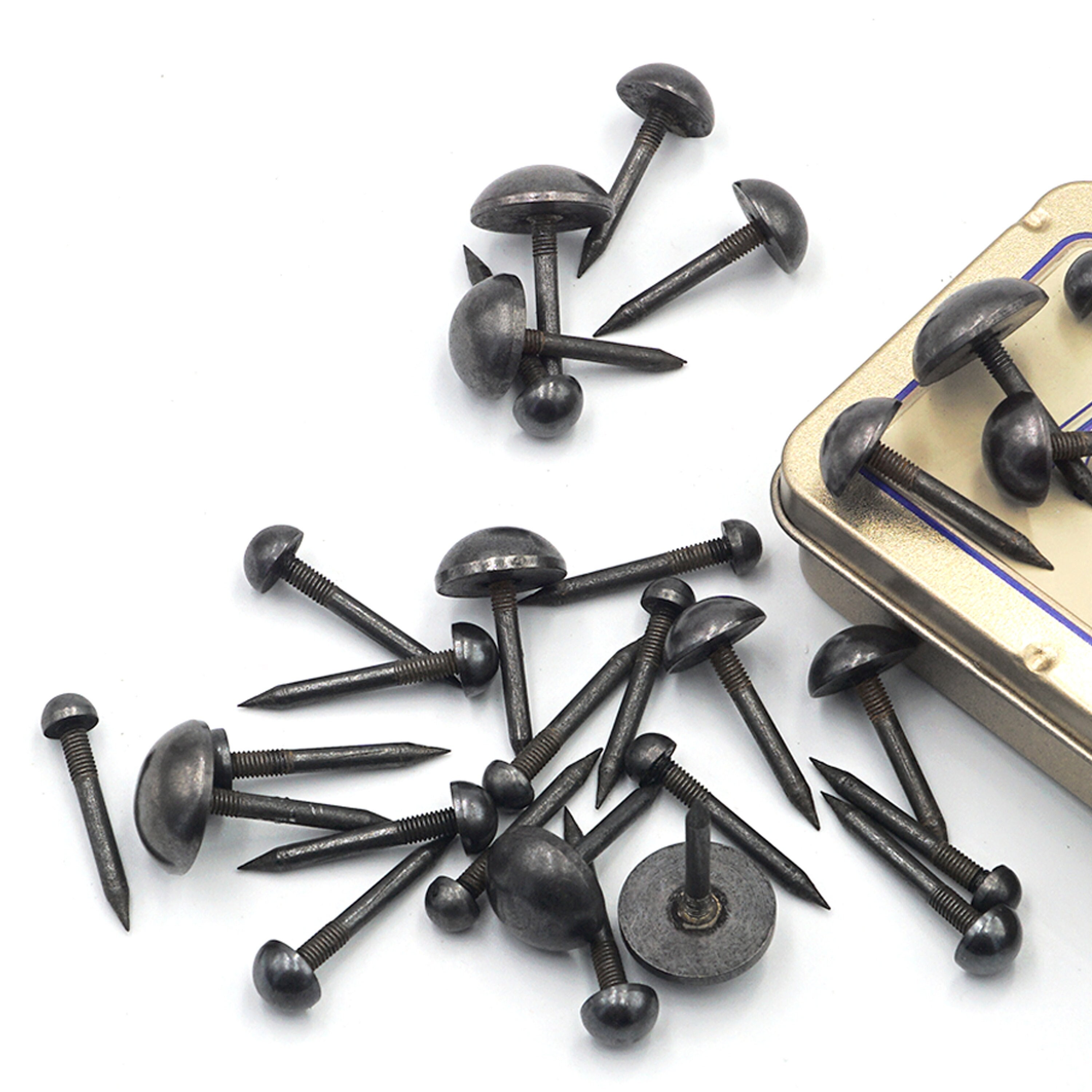 Solid Brass Upholstery Tack Decorative Nail Black Color Jewelry Gift ...