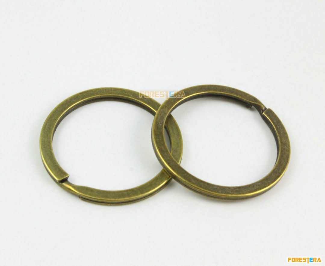20pcs 32mm Antique Brass Key Ring Pendant Ring (PND1200) - Etsy