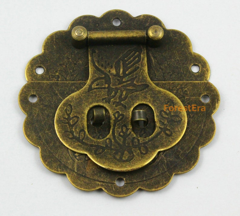 1pcs Antique Brass Eagle Jewelry Box Hasp Latch Lock 60mm With - Etsy