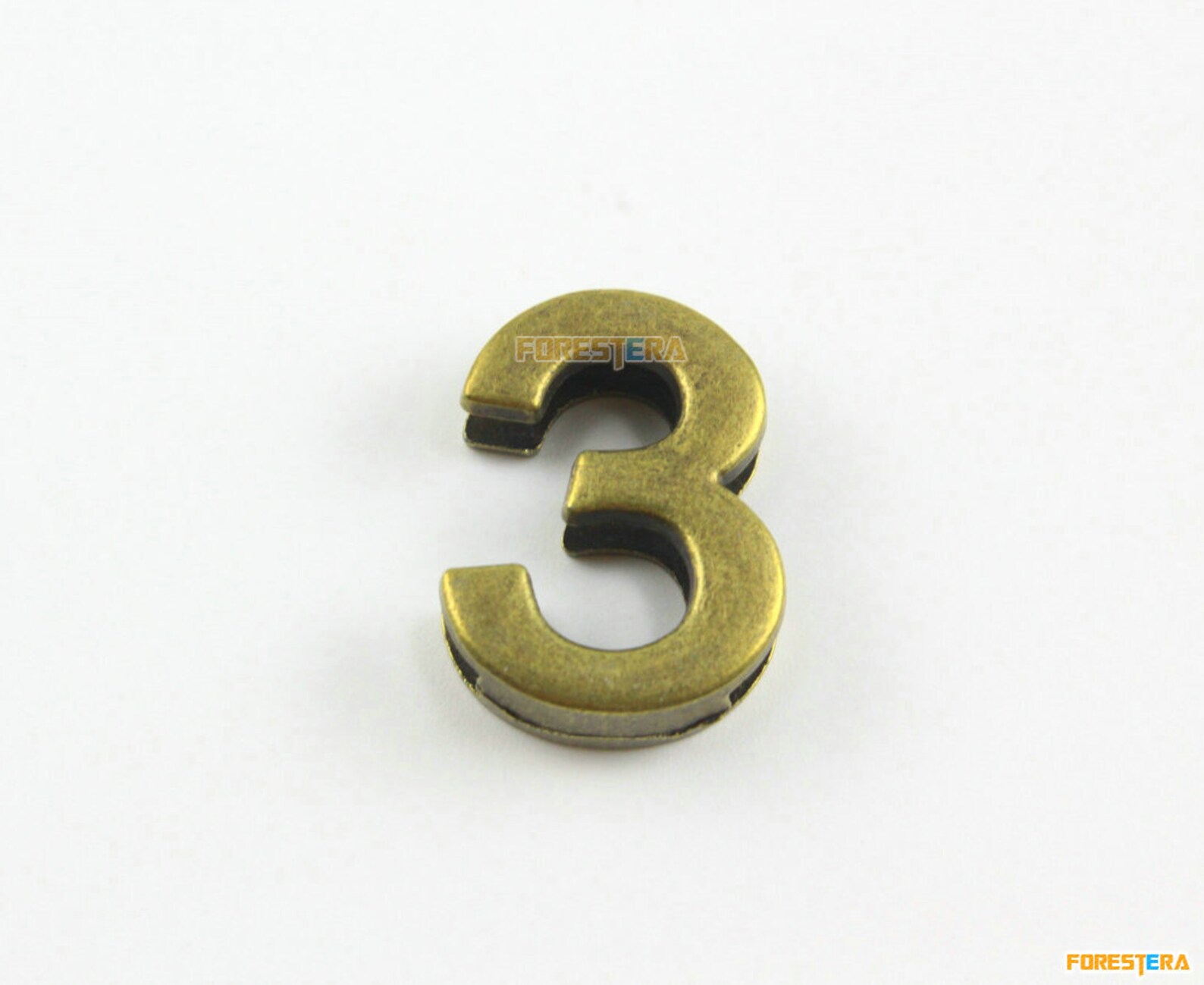 20pcs Antique Brass Number 3 Bracelet Bead Number 3 Chain Bead - Etsy