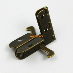 20pcs Antique Brass Jewelry Box Hinge 28x22mm (HINGE22) - Etsy