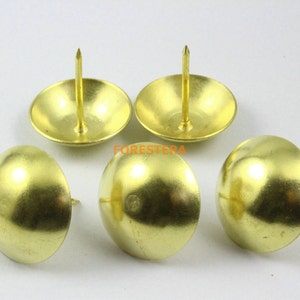 50pcs 25mm Gold Upholstery Tacks Nails (TN24) - Etsy