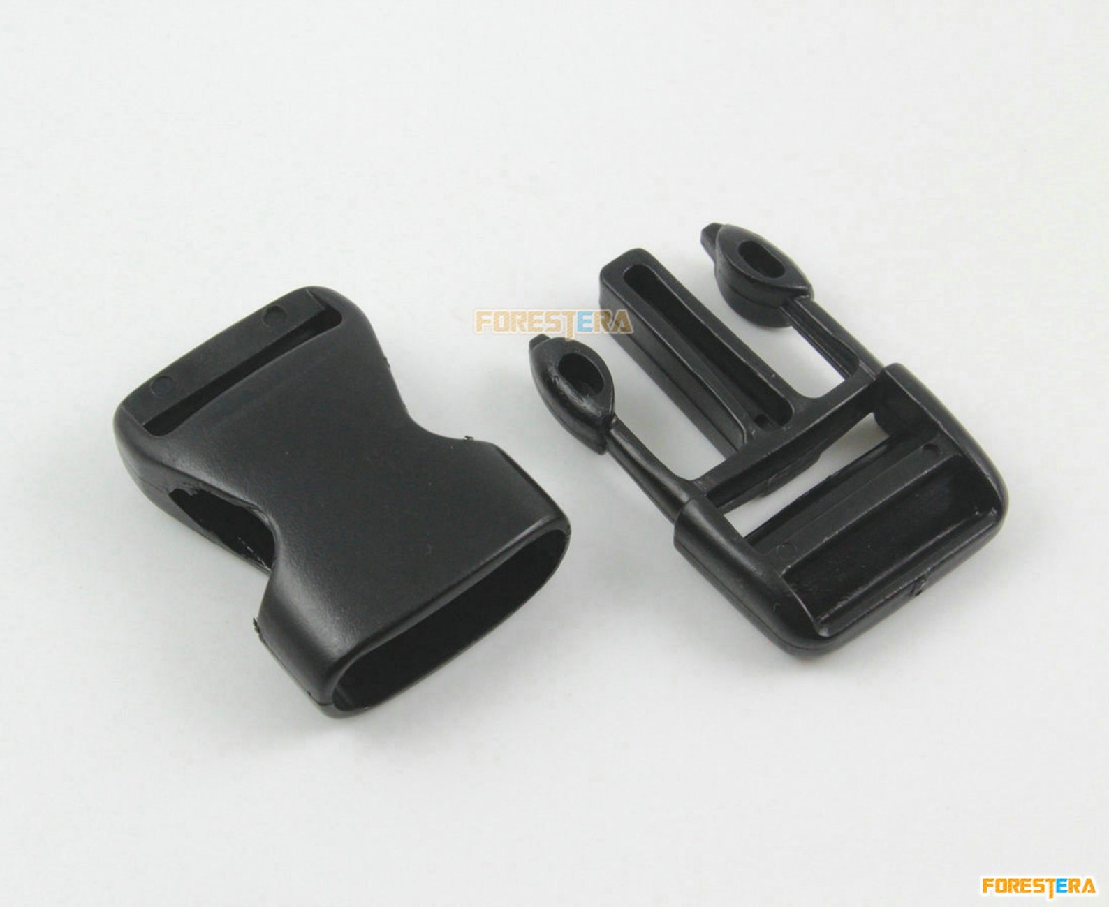 30 Pieces 20mm Black Plastic Side Quick Release Buckle Clip - Etsy