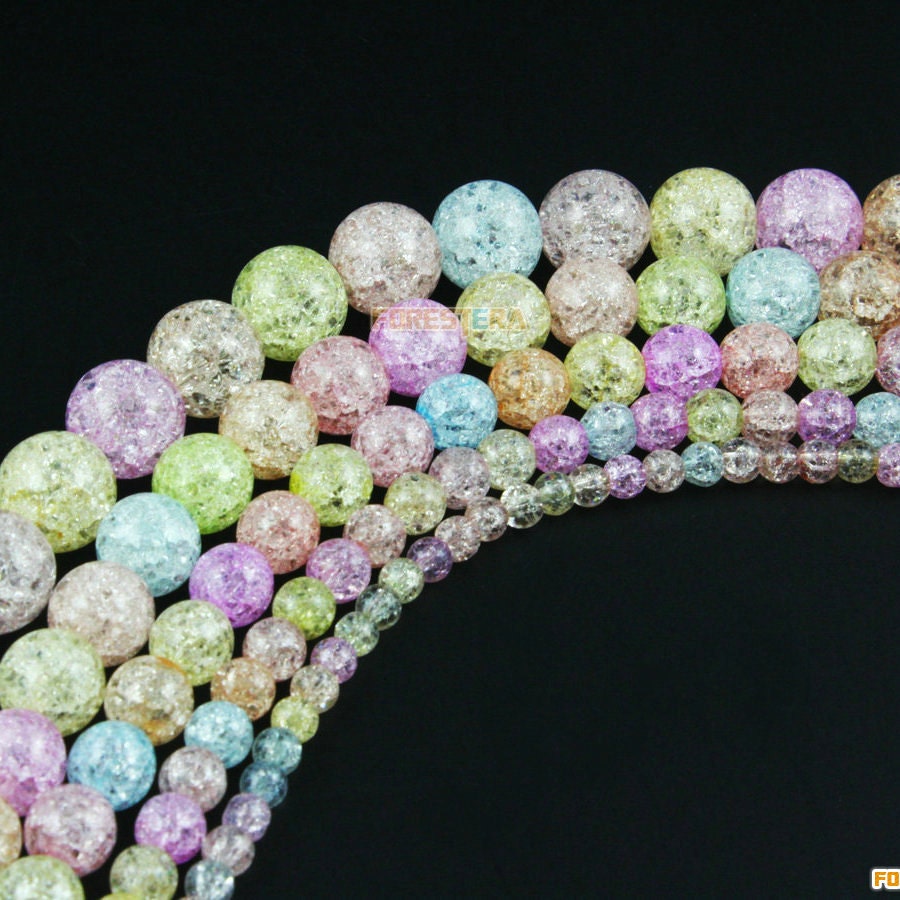 10mm Crystal Craked Bead Colorfull Crystal Bead for Jewelry (BEAD-A03 ...