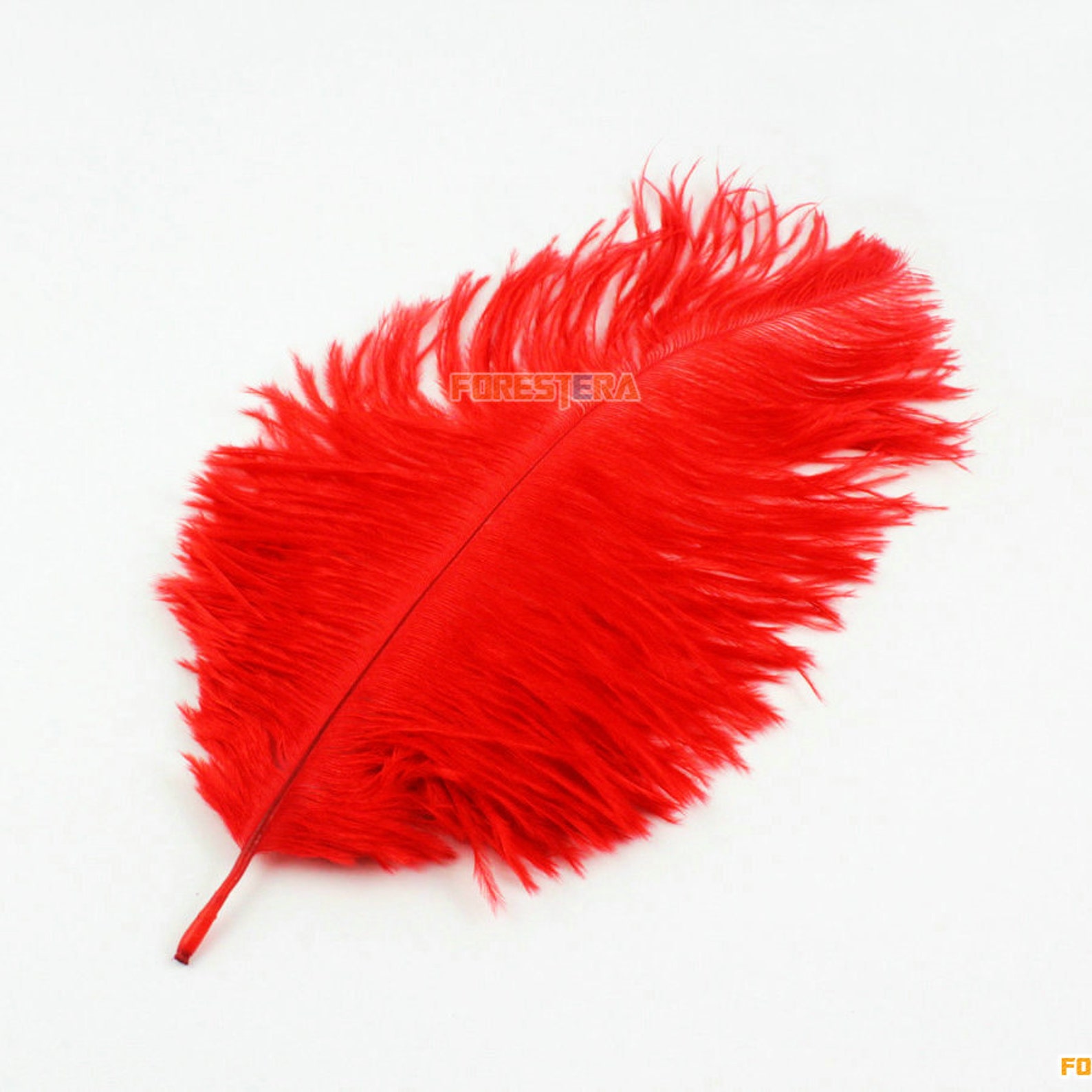 2 Pieces Red Feather 20-25cm YM126 - Etsy