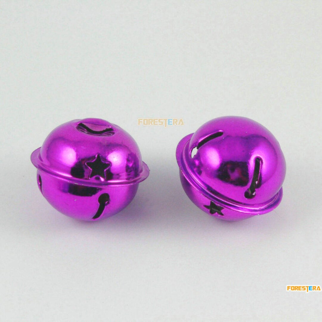 10pcs 30mm Purple Bells Jingle Bells Christmas Bells Pet Bells (bell04 ...