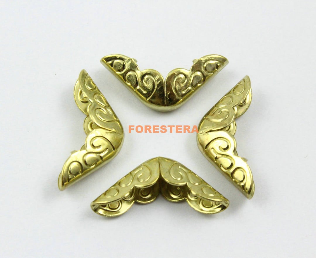 40pcs 15mm Gold Book Corner Bookbinding Corner Clip (BOOKCOR25) - Etsy