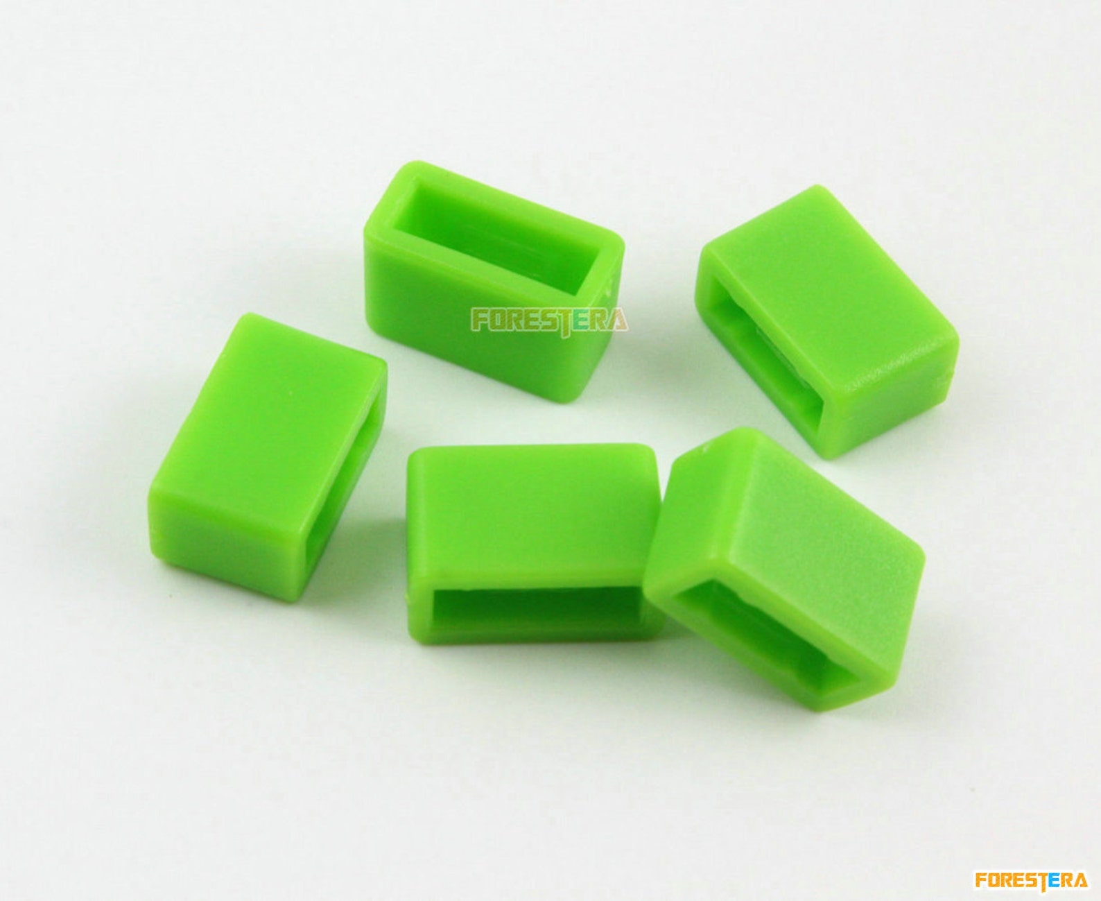 200 Pieces 10mm Green Plastic Belt Loop Keeper for Harness - Etsy