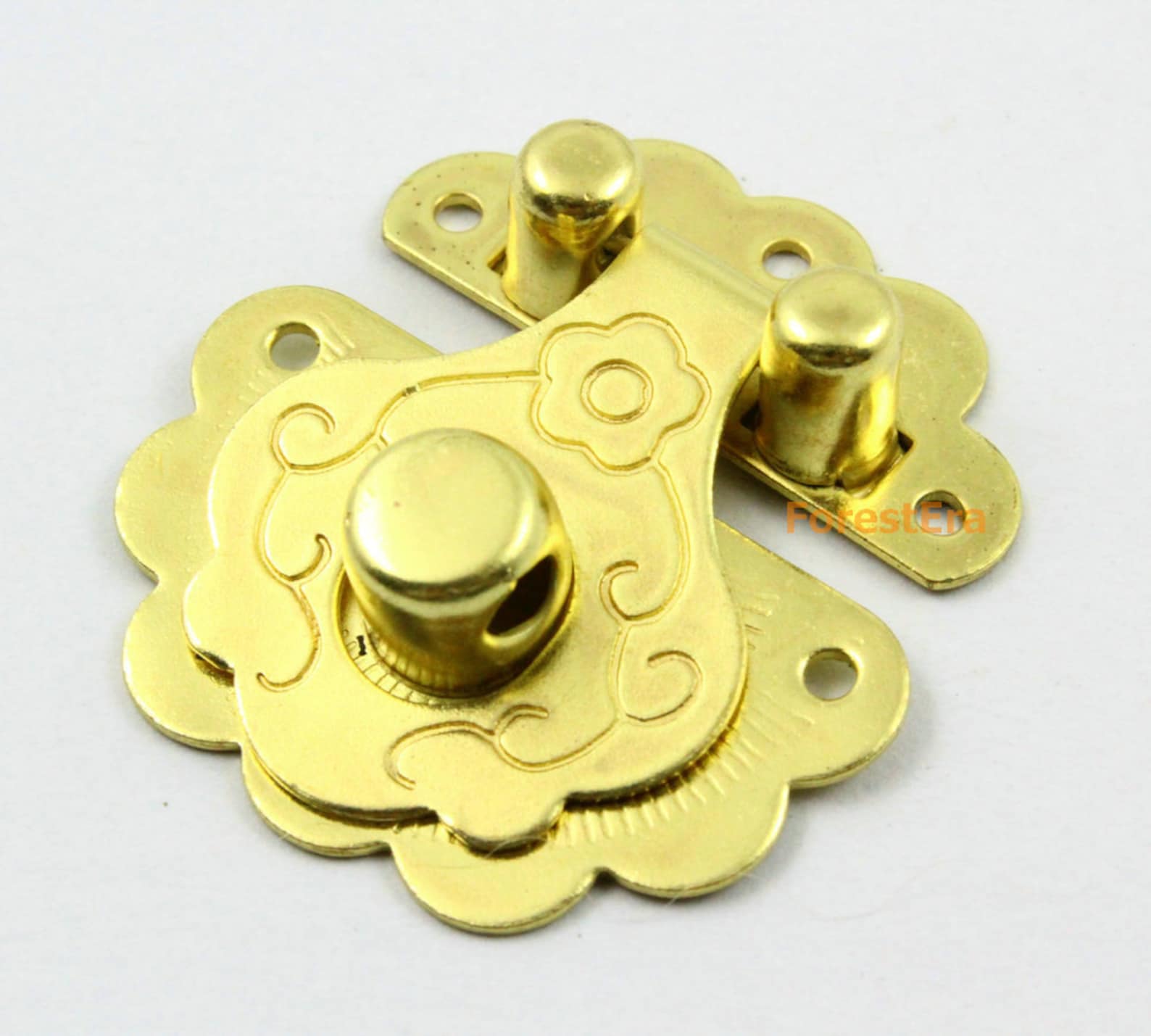 1pcs Gold Jewelry Box Hasp Latch Lock 36x40mm With Screws | Etsy