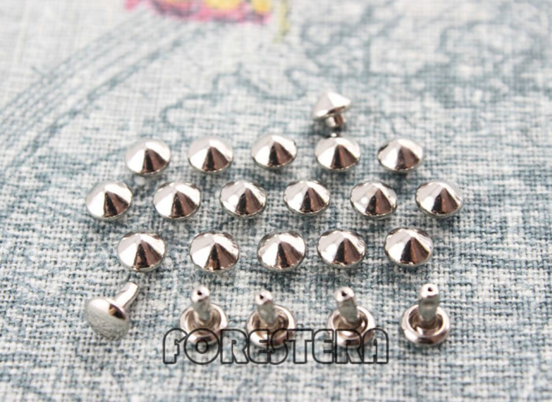 100pcs 5mm Silver Conical Rapid Rivet Studs (SC-RI05) - Etsy