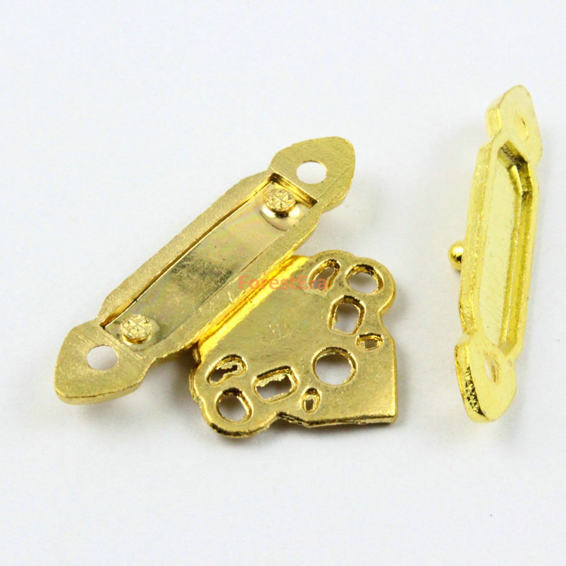 1pcs Gold Jewelry Box Hasp Latch Lock 27x25mm With Screws - Etsy