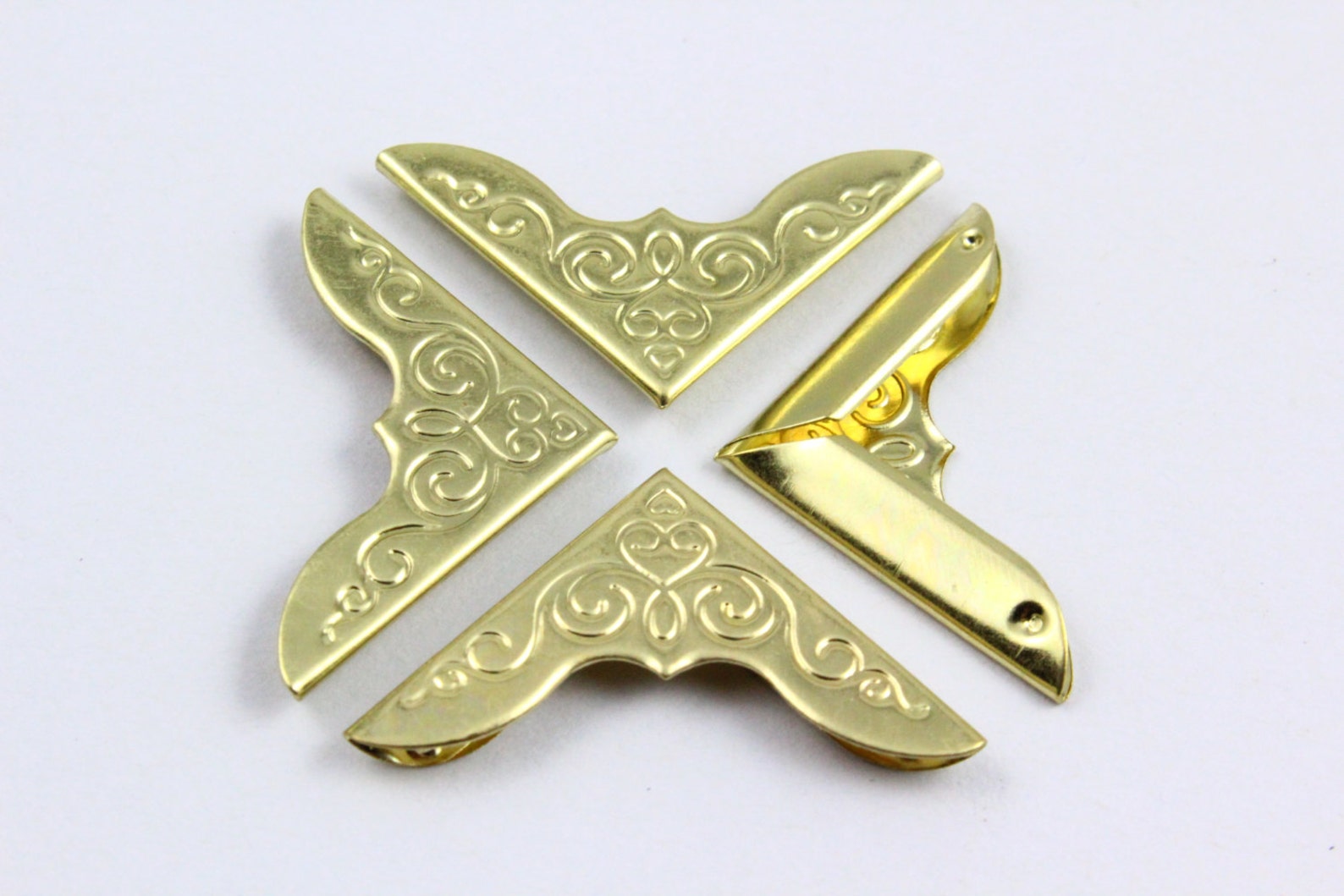20pcs 23mm Large Gold Book Corner Bookbinding Corner Clip - Etsy