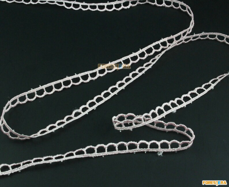 Terylen Spitze Trim rosa Floral Spitze Band 07 cm Breite 5 - Etsy.de