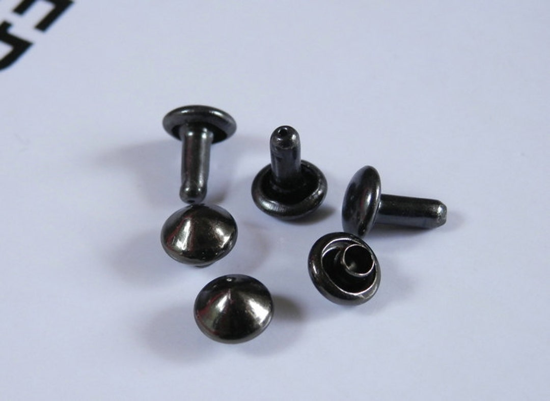 200pcs 5mm Gunmetal Conical Rapid Rivet Studs (GC-RI05) - Etsy