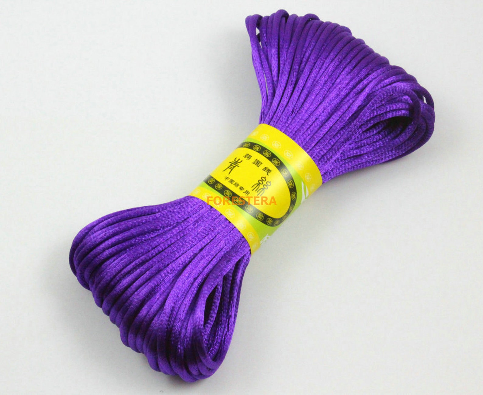 20 Yards 2.5mm Purple Chinese Knot Cord Bracelet Cord Bead - Etsy