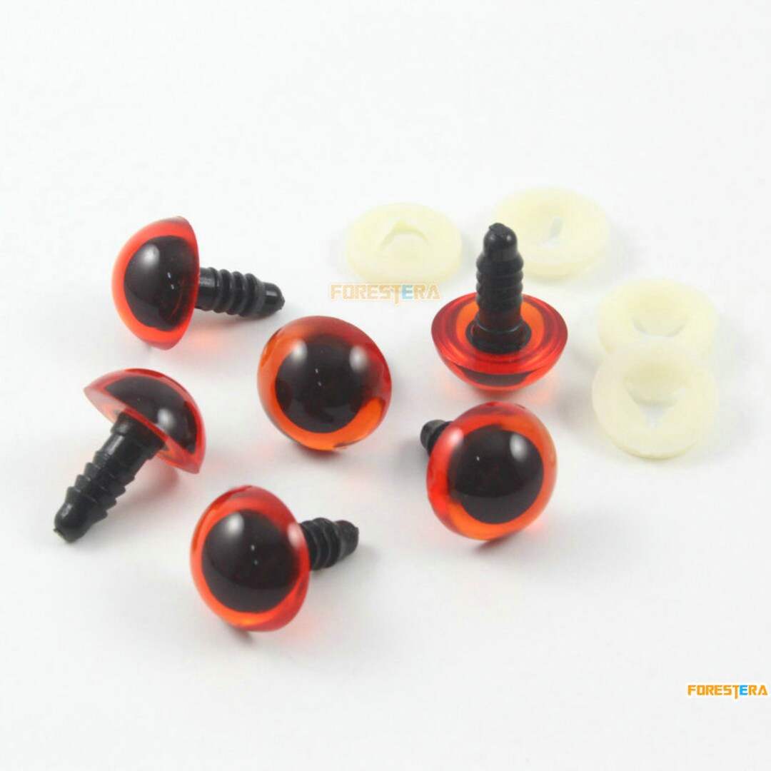 40 Pieces 14mm Amber Doll Eye, Teddy Eye, Bear Eye, Safety Amigurumi ...