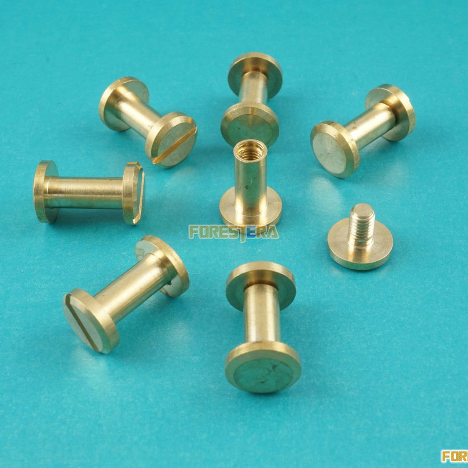 810mm Solid Brass Rivet Chicago Screw for Leather Craft Belt - Etsy
