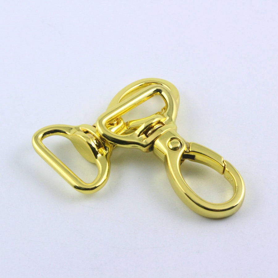 80 Pcs Gold 50x21mm Swivel Snap Hook Metal Lanyard Hook Paracord ...