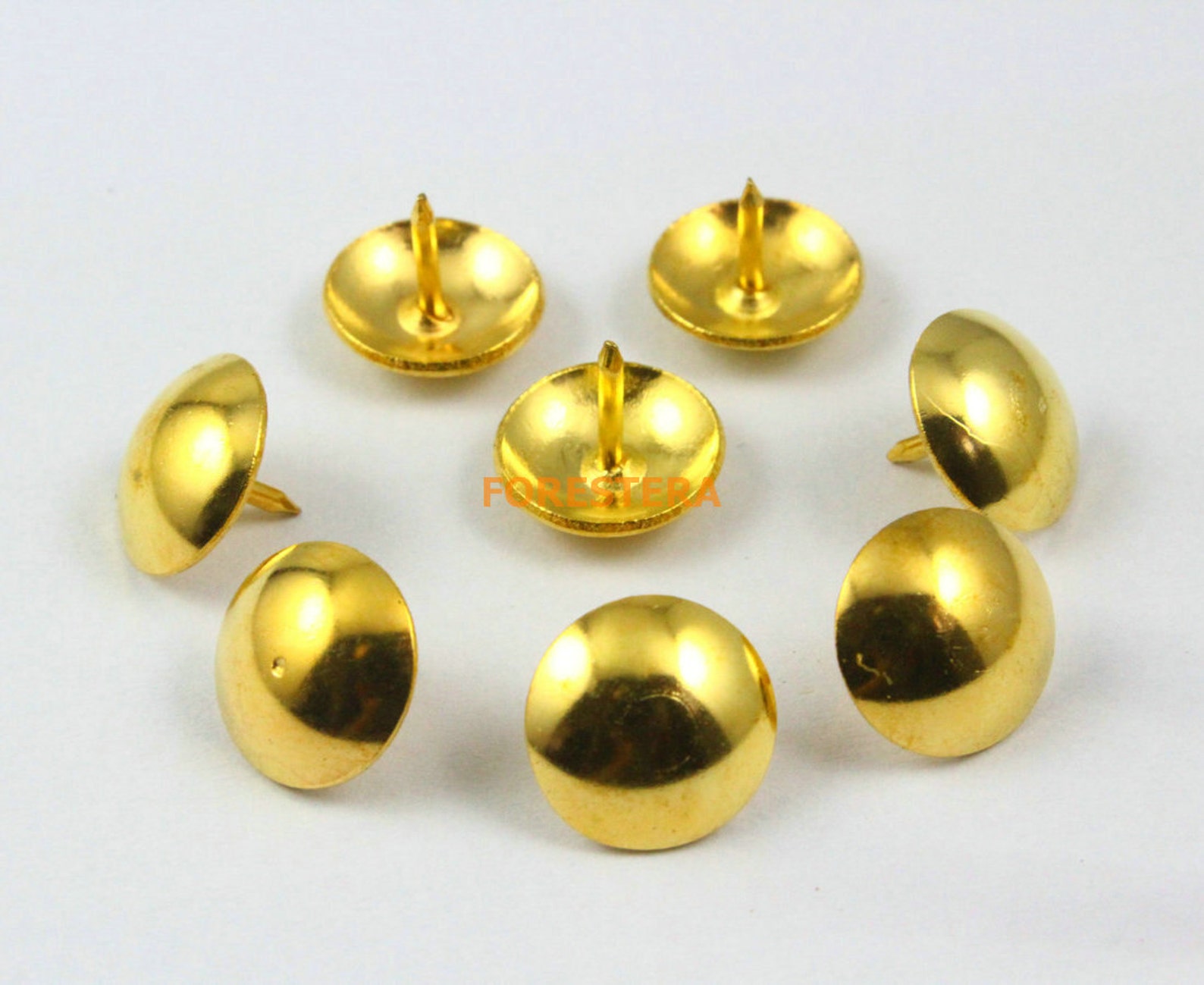 100pcs 10mm Gold Upholstery Tacks Nails (TN28) - Etsy