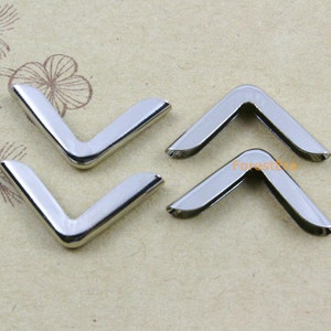 25pcs 15mm Silver Book Corner Bookbinding Corner Clip (BOOKCOR9) - Etsy
