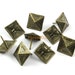 50pcs 19mm Antique Brass Square Upholstery Tacks Nails (TN46) - Etsy