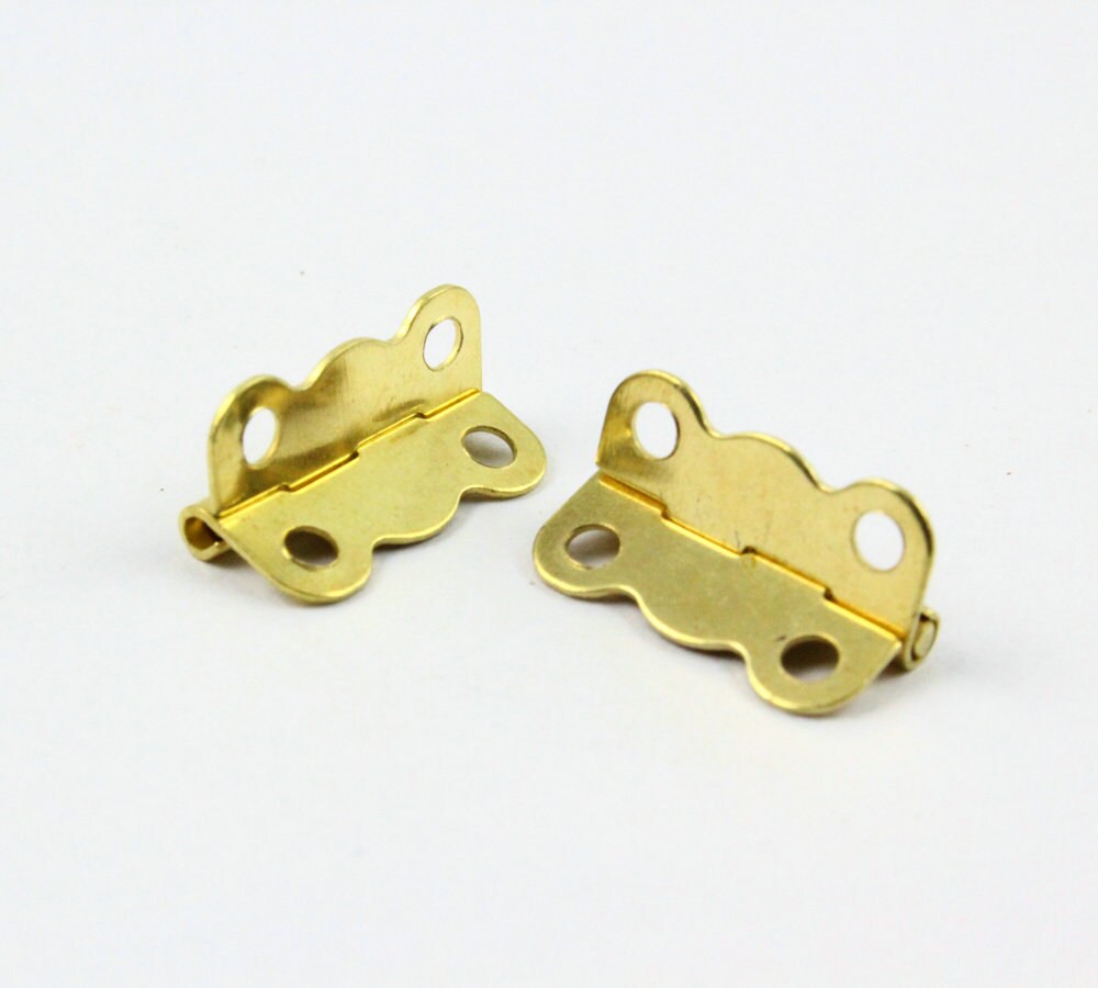 20pcs Gold Hinge Small Hinge Box Hinge 16x13mm HINGE04 | Etsy