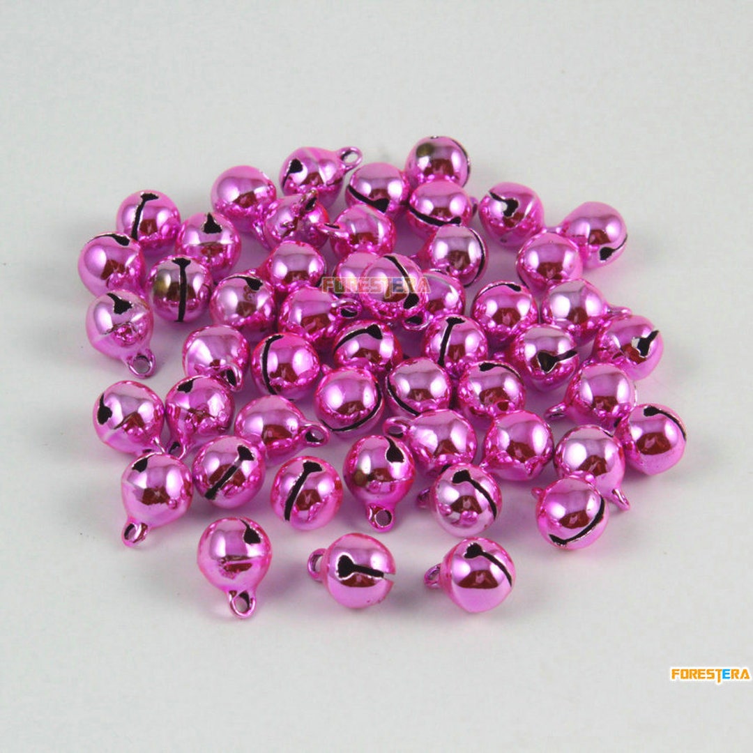 50pcs 8mm Pink Bells Jingle Bells Christmas Bells Pet Bells (bell10) - Etsy