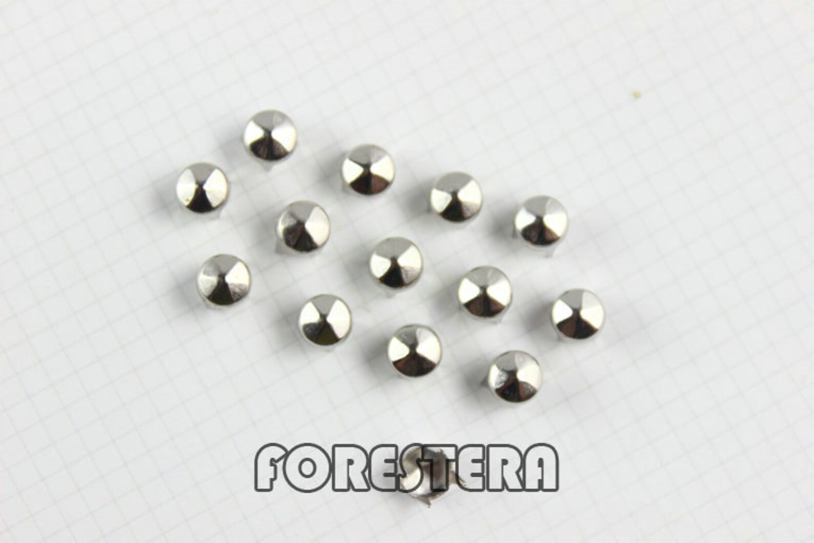 200pcs 5mm Silver Hexagon CONE Studs Metal Studs SHC05 - Etsy