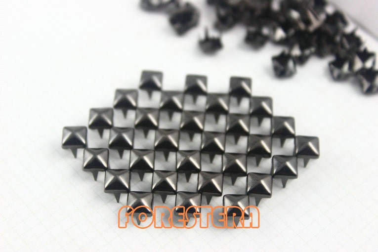 5mm Gunmetal Pyramid Stud Punk Rock Leathercraft Stud (GP05) - Etsy