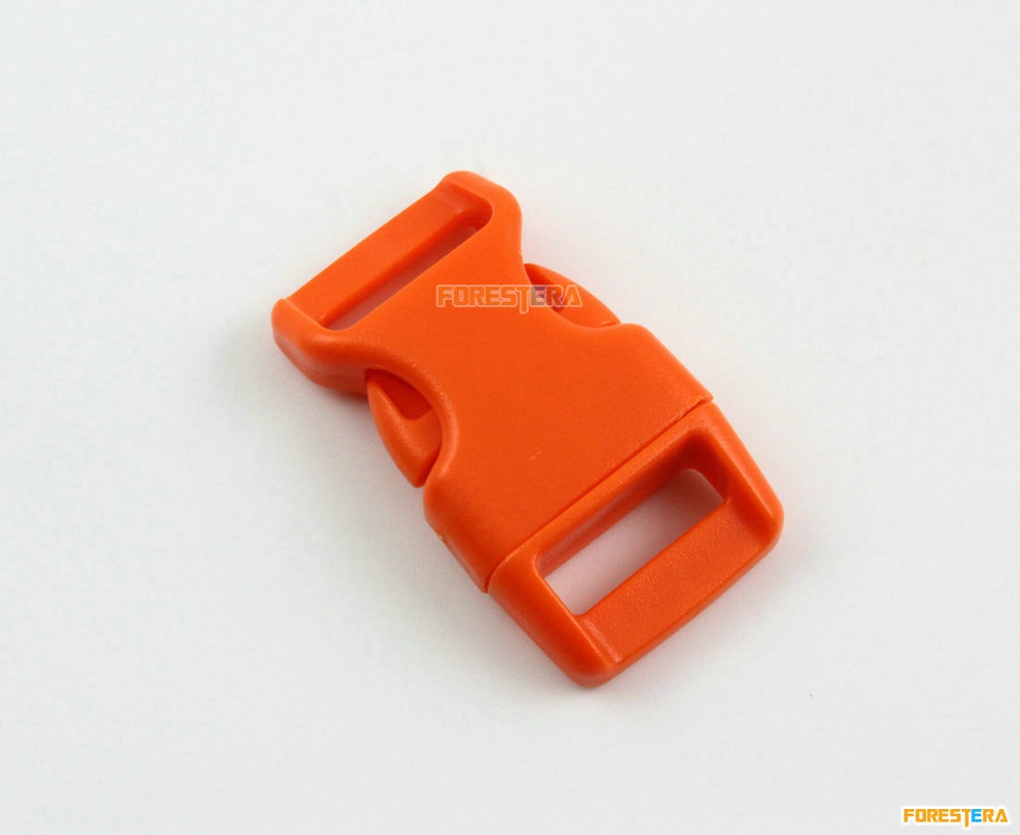 50 Pieces 15mm Orange Plastic Side Quick Release Buckle Clip | Etsy