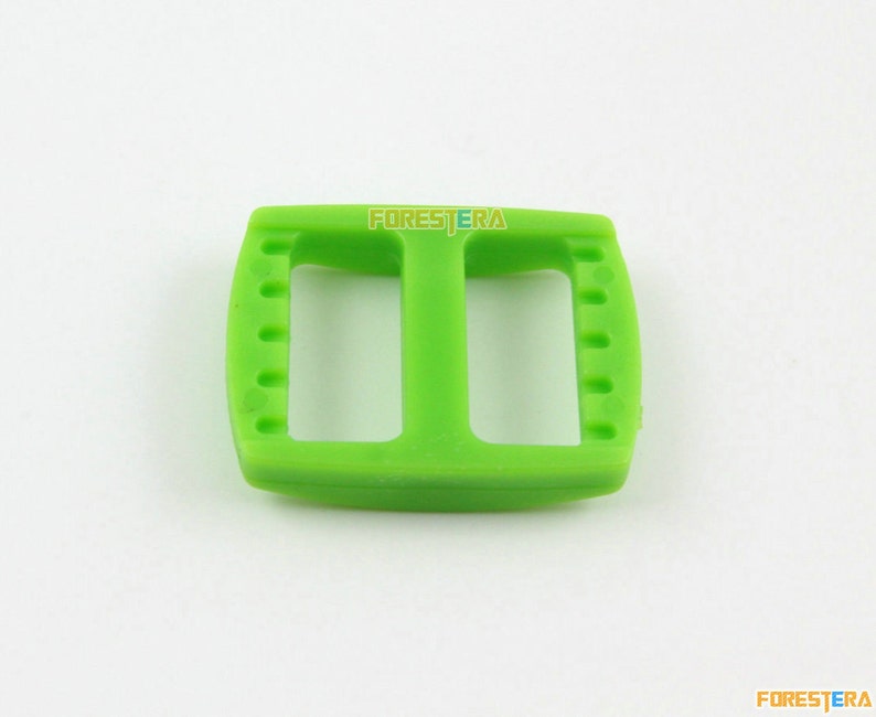 100 Pieces 15mm Green Plastic Tri-Glide Slider Adjustable | Etsy