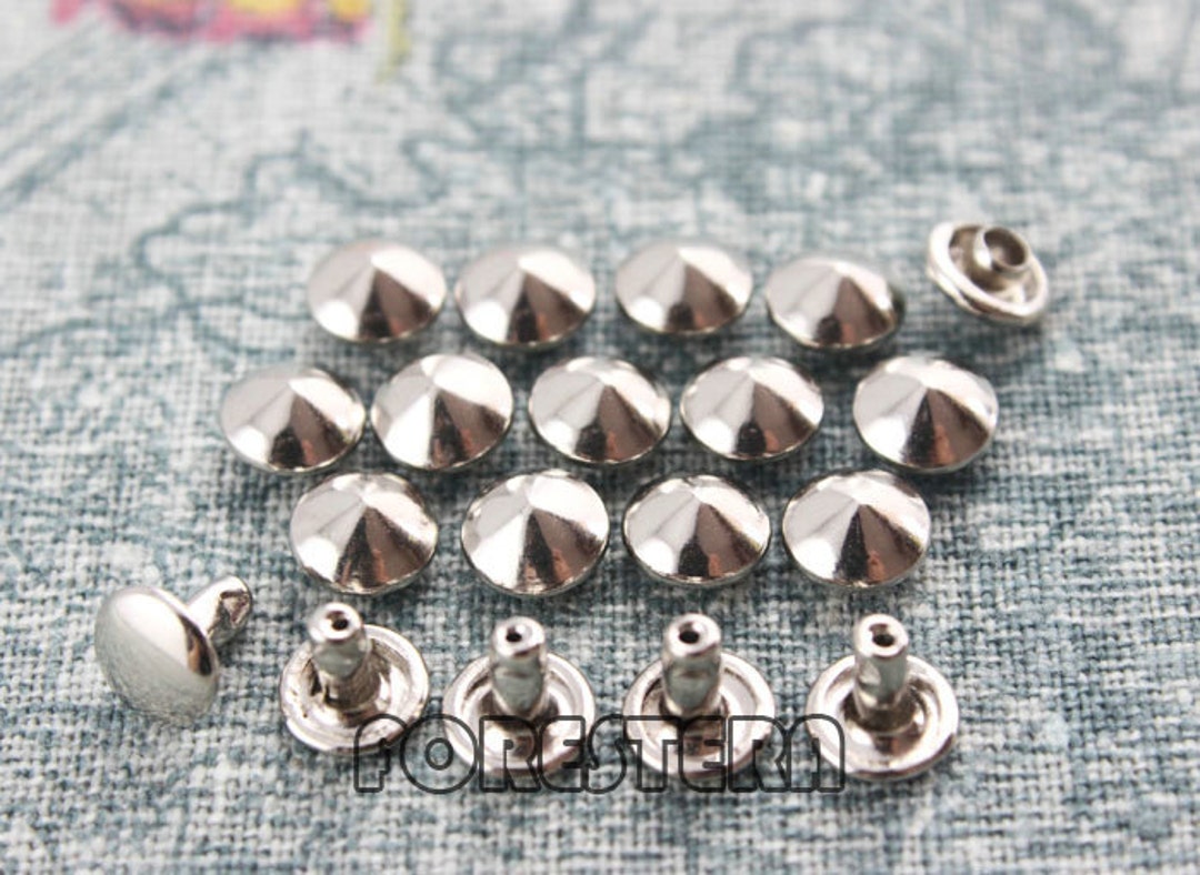 50pcs 7mm Silver Conical Rapid Rivet Studs (SC-RI07) - Etsy