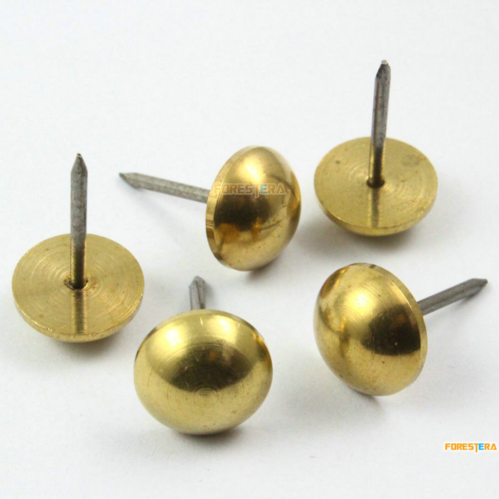 10pcs 15mm Solid Brass Upholstery Tacks Nails (TN50) - Etsy