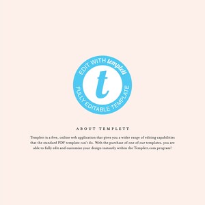 Editable Template Instant Download Spring Romance - Etsy