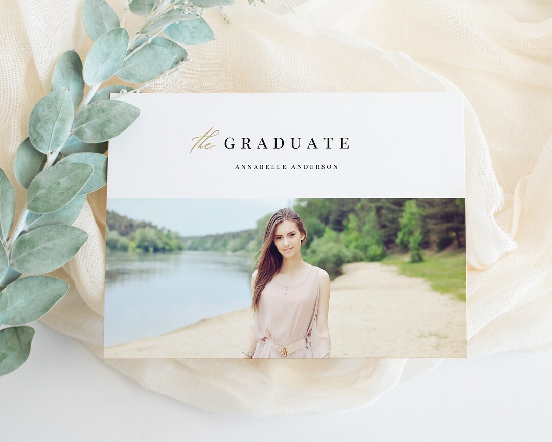 Editable Template Instant Download the Graduate Graduation - Etsy Finland