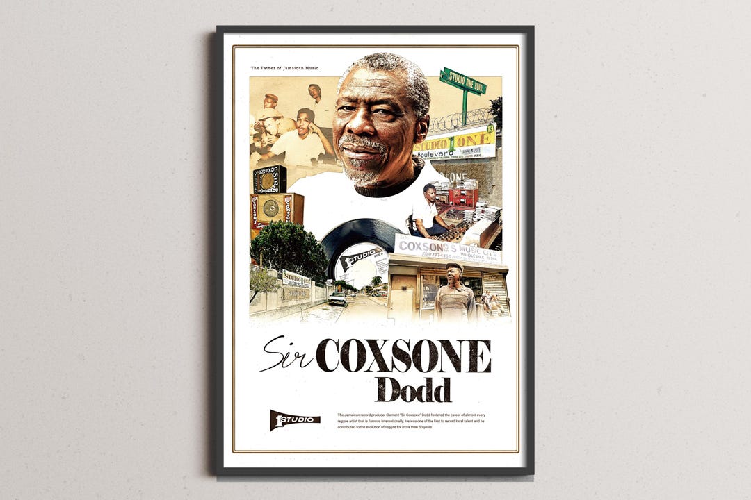 Sir Coxsone Dodd / the Father of Jamaican Music | 80-90s Reggae Art ...