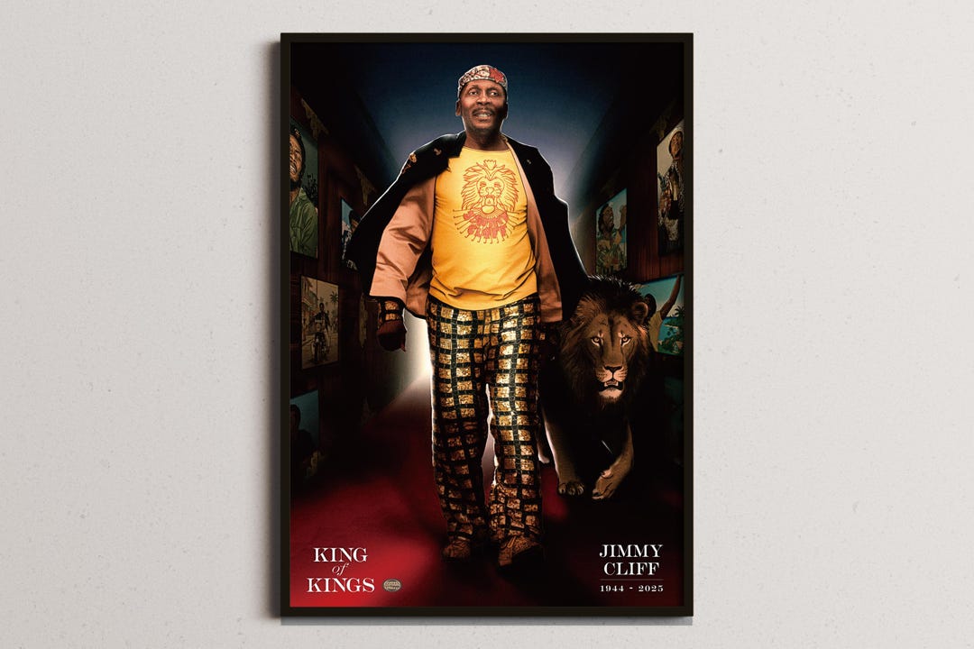 Jimmy Cliff / King of Kings | 80-90s Reggae Art Print (digital Download ...