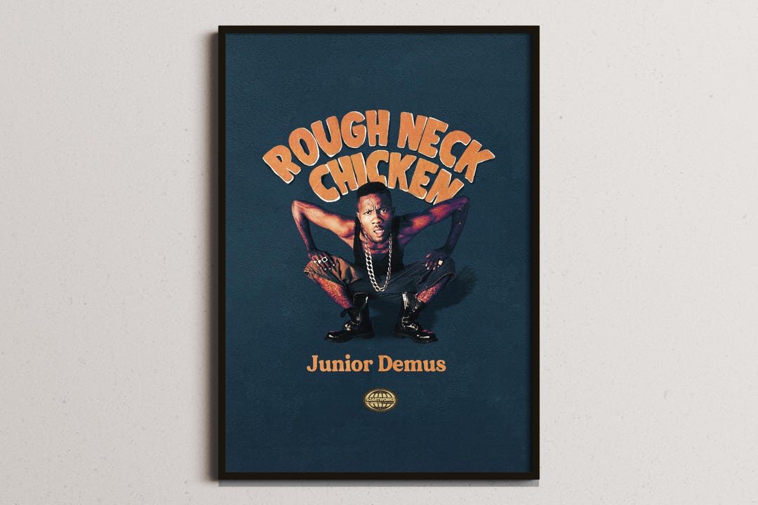Junior Demus / Rough Neck Chicken | 80-90s Reggae Art Print (digital ...