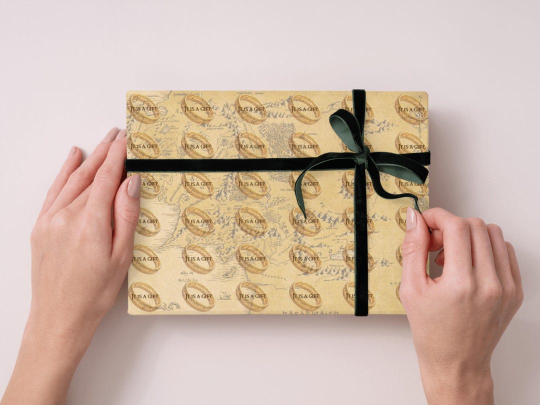 It is a Gift - Gift Wrapping Paper for Fantasy Fans, DIGITAL DOWNLOAD ...