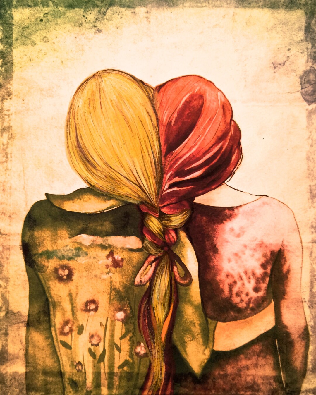 Sistersiblings Gift Art Print Sisters Best Friends Gift Idea - Etsy