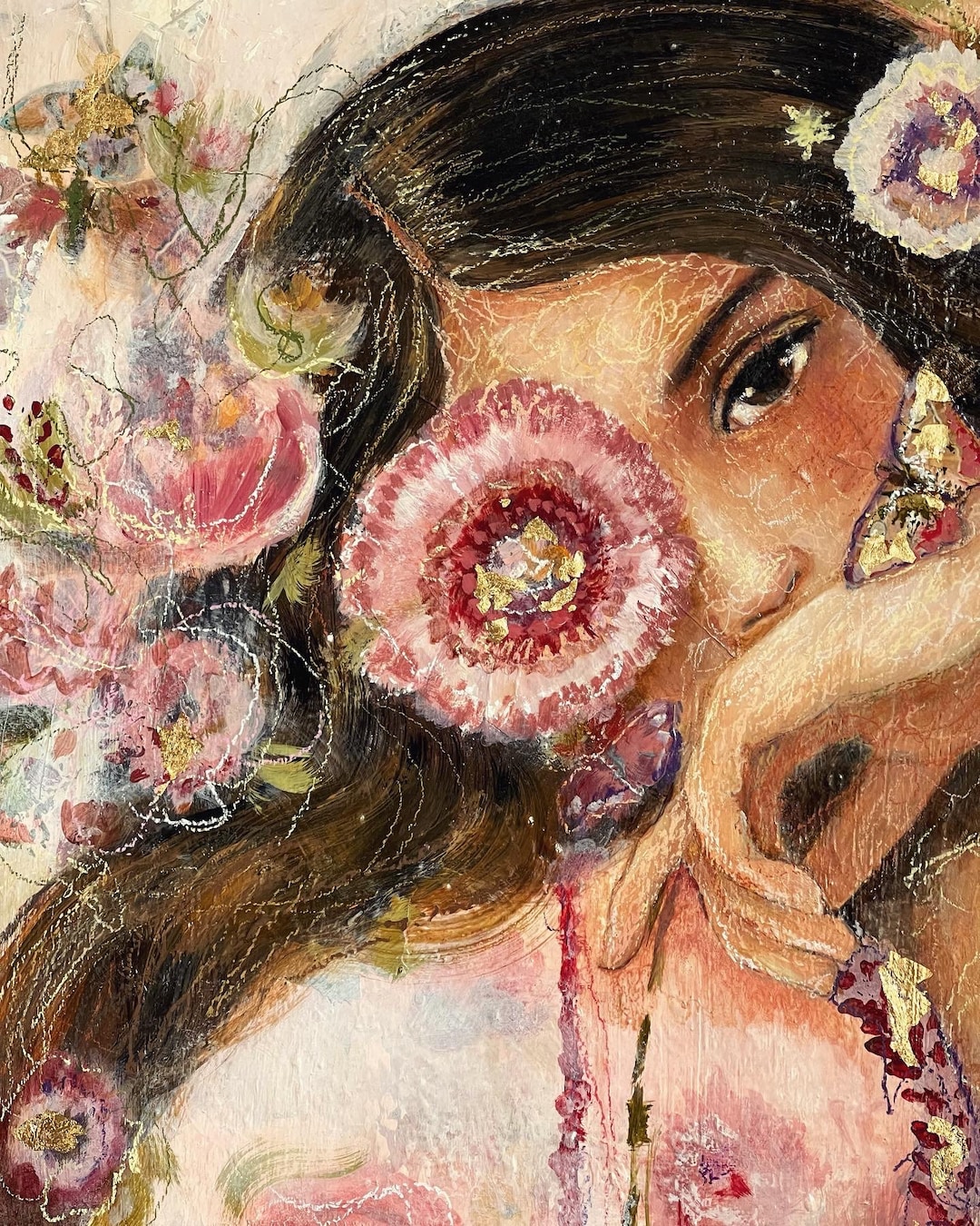 Portrait Art, Archival Print, Woman Wall Art, Feminine Portraits ...