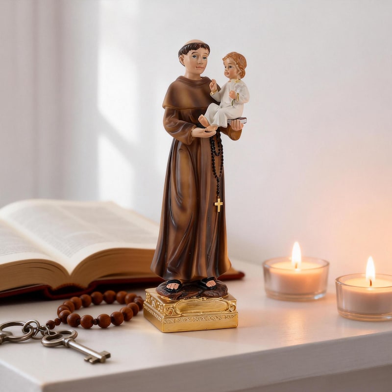 St Anthony Jesus Statue - Etsy