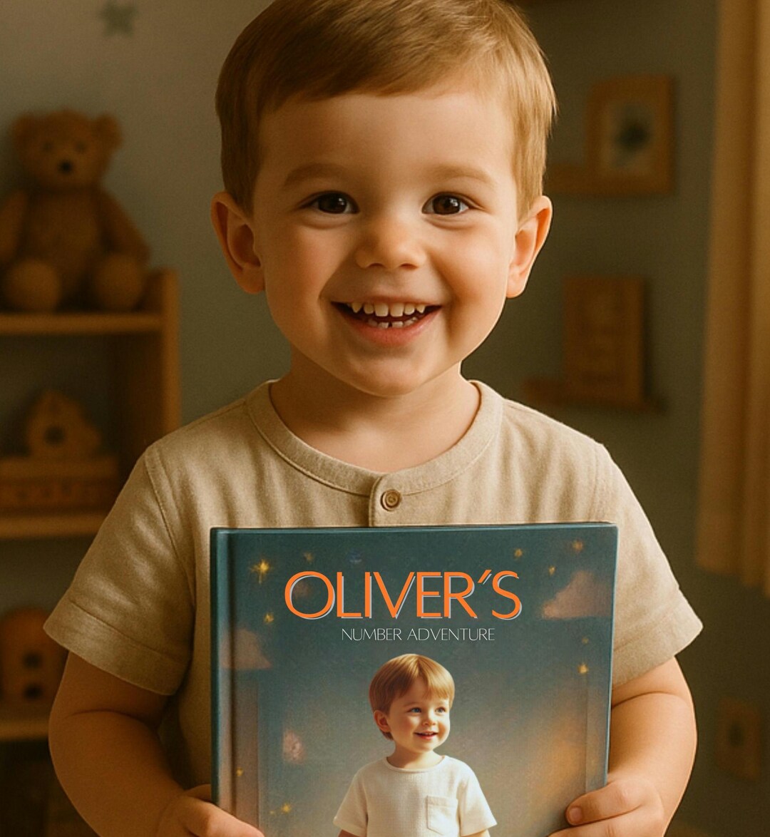 Personalized Toddler Counting Book With Photo | Number Adventure - Etsy
