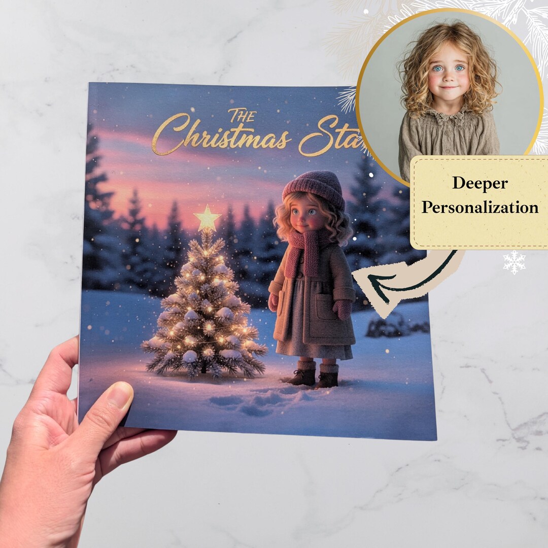 Personalized Christmas Storybook • Custom Name & Photo • Holiday Kids ...