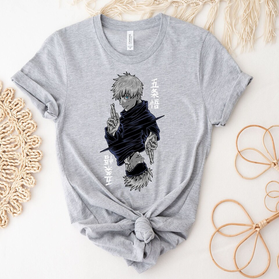 Gojo Satoru Shirt, Jujutsu Kaisen, Jujutsu kaisen gojo, gojo satoru ...