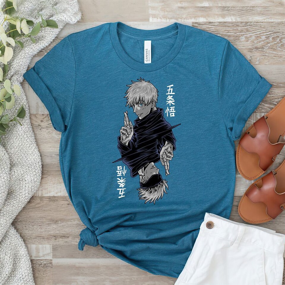 Gojo Satoru Shirt, Jujutsu Kaisen, Jujutsu kaisen gojo, gojo satoru ...