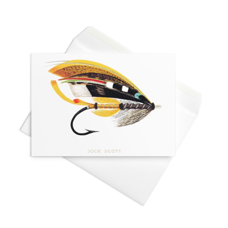 Jock Scott - Fly Tying Card - Etsy