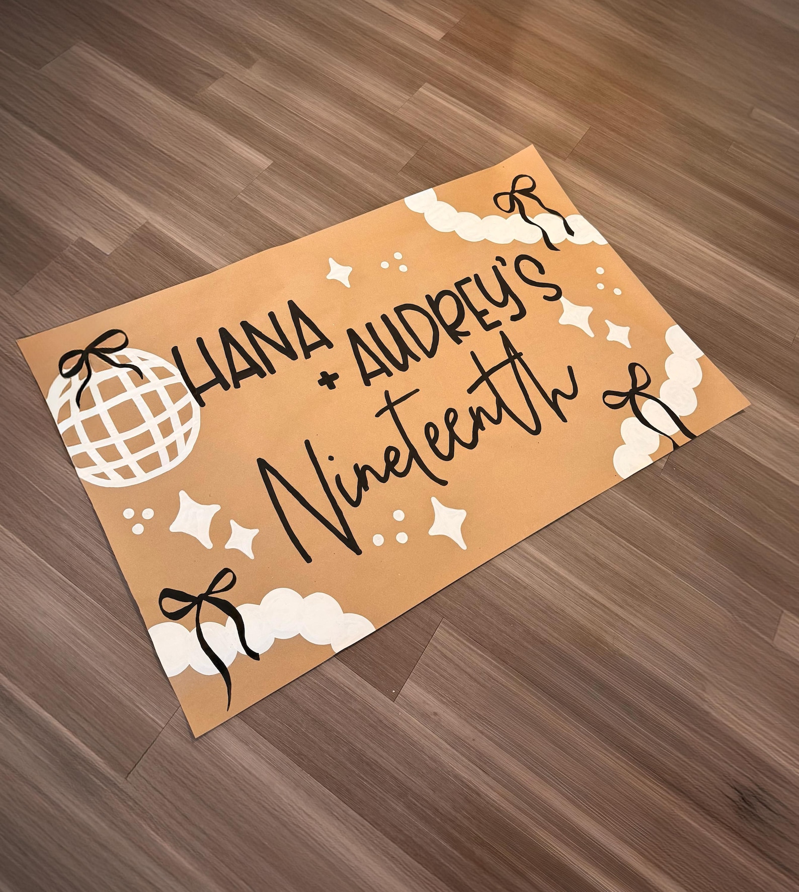 Custom Hand Painted Party Banner | Photo Backdrop - Etsy