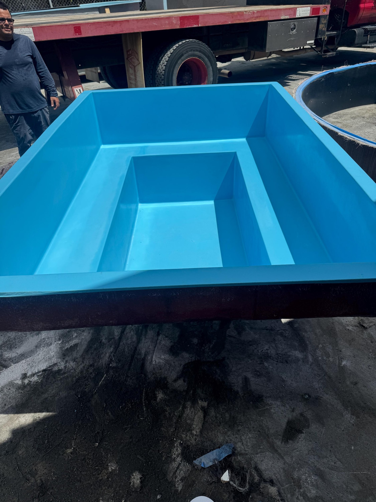Fiberglass Pool With Built-in Steps, 8'L X 5'W X 3'D - Etsy