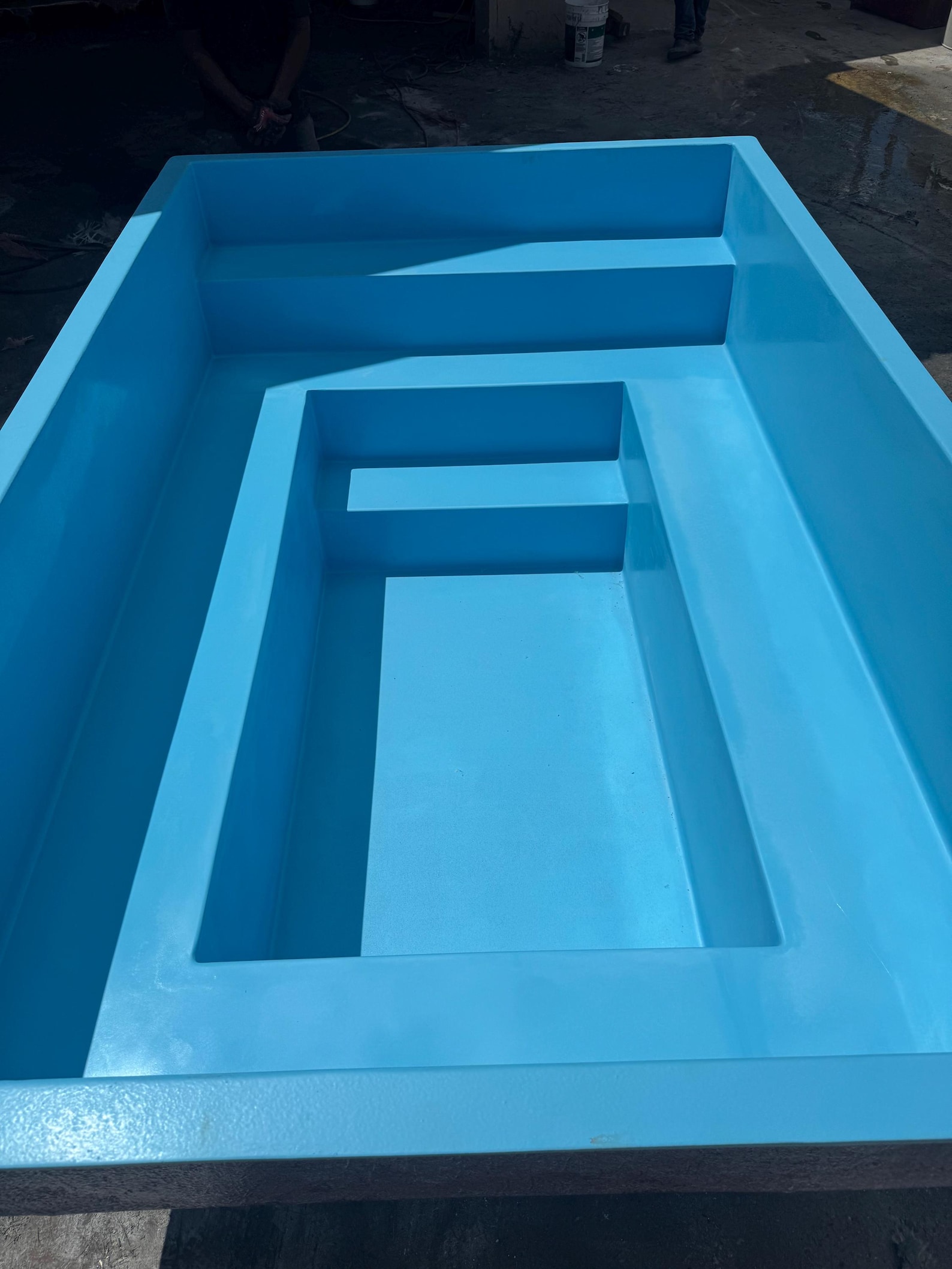 Fiberglass Pool With Built-in Steps, 8'L X 5'W X 3'D - Etsy